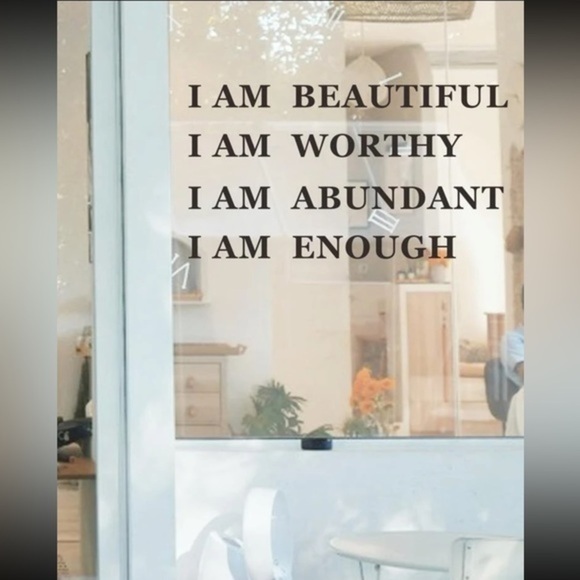 Bohemian | Wall Decor | Affirmation Self Care Graphic Wall Sticker ...